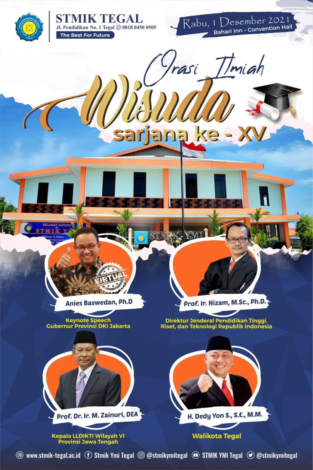 STMIK TEGAL GELAR WISUDA SARJANA Ke-XV - STMIK YMI Tegal