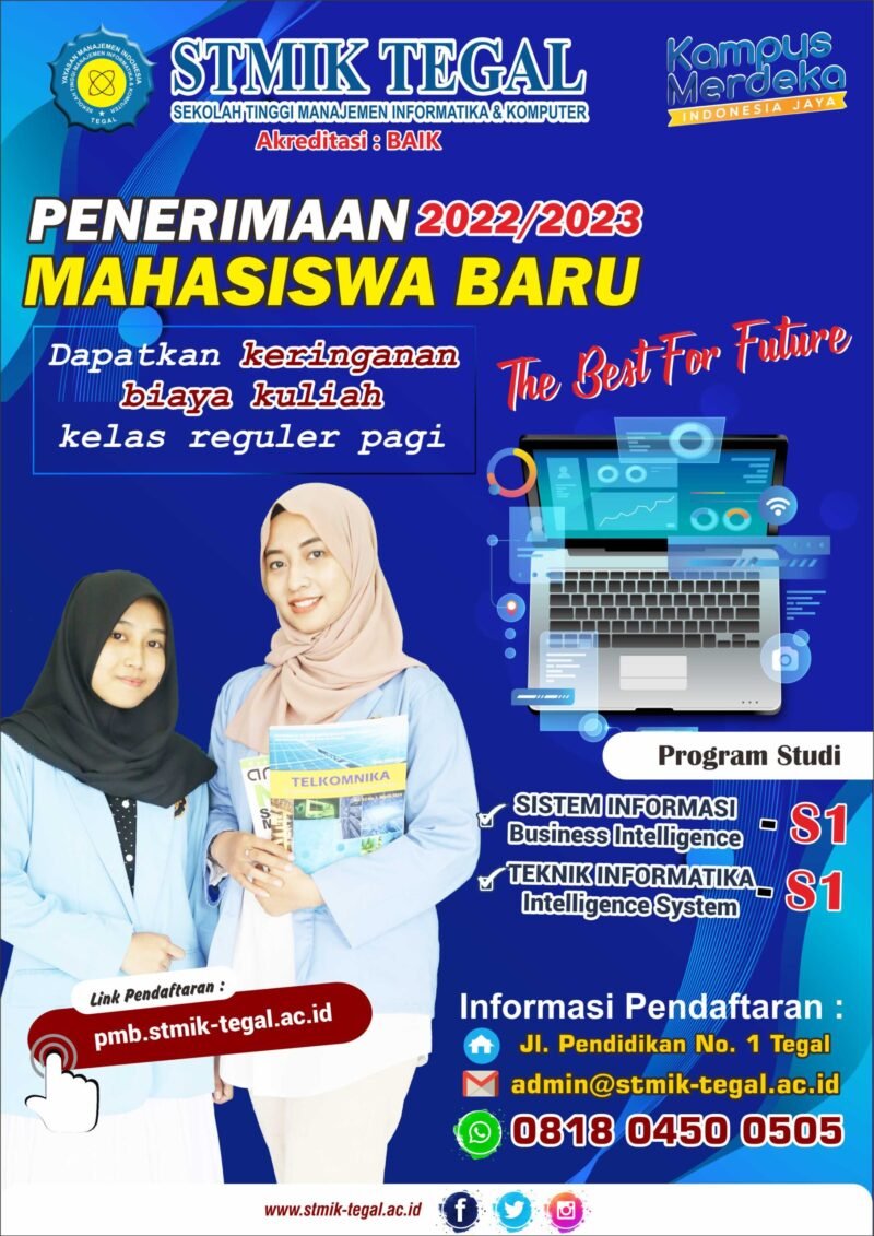 Penerimaan Mahasiswa Baru STMIK YMI Tegal Tahun 2022/2023 - STMIK YMI Tegal