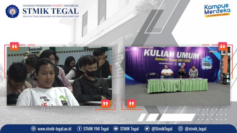 Kuliah Umum “BE A CONTENT CREATOR” - STMIK YMI Tegal